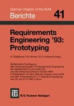 Requirements Engineering ’93: Prototyping | SpringerLink