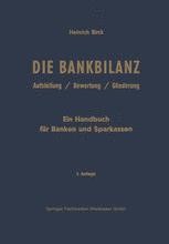 Die Bankbilanz: Aufstellung, Bewertung und Gliederung der ...