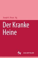 Der kranke Heine: Heine Studien | SpringerLink