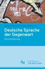 Deutsche Sprache der Gegenwart: Eine Einführung | Springer Nature Link