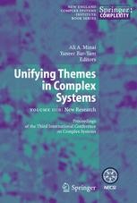 Unifying Themes in Complex Systems: Volume IIIB: New Research ...