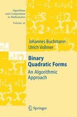 Binary Quadratic Forms: An Algorithmic Approach | SpringerLink