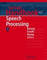 Springer Handbook of Speech Processing | SpringerLink