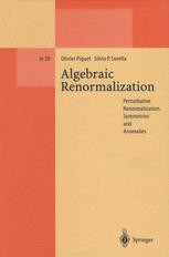 Algebraic Renormalization: Perturbative Renormalization, Symmetries and ...