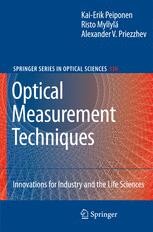 Optical Measurement Techniques: Innovations for Industry and the Life ...