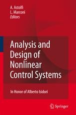 Analysis and Design of Nonlinear Control Systems: In Honor of Alberto Isidori | SpringerLink