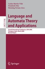 Language and Automata Theory and Applications: Second International ...