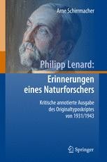 Philipp Lenard: Erinnerungen eines Naturforschers: Kritische annotierte ...