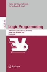 Logic Programming: 24th International Conference, ICLP 2008 Udine ...