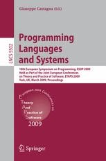 Programming Languages and Systems: 18th European Symposium on ...