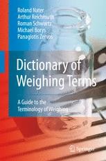 Dictionary of Weighing Terms: A Guide to the Terminology of Weighing ...