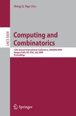 Computing and Combinatorics: 15th Annual International Conference ...