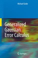 Generalized Gaussian Error Calculus | SpringerLink