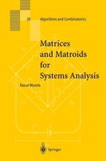 Matrices and Matroids for Systems Analysis | SpringerLink