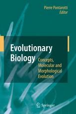 Evolutionary Biology - Concepts, Molecular and Morphological Evolution ...