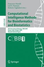 Computational Intelligence Methods for Bioinformatics and Biostatistics: 6th International ...