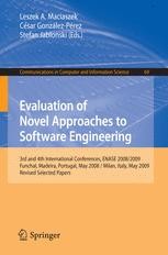Evaluation of Novel Approaches to Software Engineering: 3rd and 4th ...
