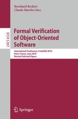 Formal Verification of Object-Oriented Software: International ...
