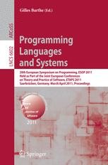 Programming Languages and Systems: 20th European Symposium on ...