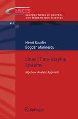 Linear Time-Varying Systems: Algebraic-Analytic Approach | SpringerLink