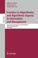 Frontiers in Algorithmics and Algorithmic Aspects in Information and ...