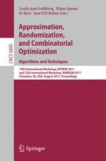 Approximation, Randomization, and Combinatorial Optimization ...