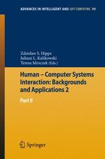 Human – Computer Systems Interaction: Backgrounds and Applications 2 ...