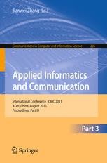 Applied Informatics and Communication, Part III: International ...