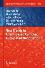 New Trends in Agent-Based Complex Automated Negotiations | SpringerLink