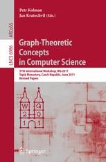 Graph-Theoretic Concepts in Computer Science: 37th International Workshop, WG 2011, Teplá ...