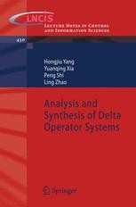 Analysis and Synthesis of Delta Operator Systems | SpringerLink