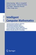 Intelligent Computer Mathematics: 11th International Conference, AISC ...