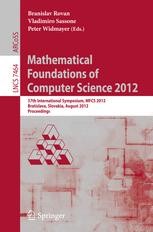 Mathematical Foundations of Computer Science 2012: 37th International ...