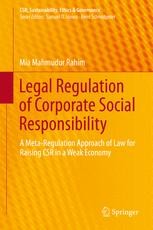 Legal Regulation of Corporate Social Responsibility: A Meta-Regulation ...