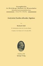 Analytische Familien affinoider Algebren | SpringerLink