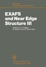 EXAFS and Near Edge Structure III: Proceedings of an International ...