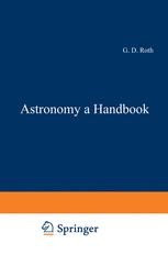 Astronomy: a Handbook | Springer Nature Link (formerly SpringerLink)