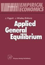 Applied General Equilibrium | SpringerLink