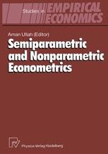 Semiparametric and Nonparametric Econometrics | SpringerLink