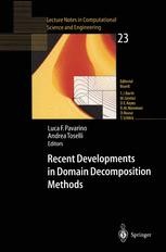 Recent Developments in Domain Decomposition Methods | SpringerLink