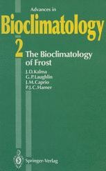 The Bioclimatology of Frost: Its Occurrence, Impact and Protection ...