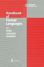 Handbook of Formal Languages: Volume 1 Word, Language, Grammar ...