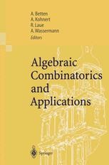 Algebraic Combinatorics and Applications: Proceedings of the ...