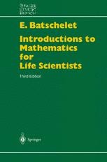 Introduction to Mathematics for Life Scientists | SpringerLink