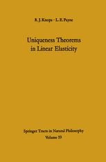 Uniqueness Theorems in Linear Elasticity | SpringerLink