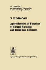 Approximation of Functions of Several Variables and Imbedding Theorems | SpringerLink