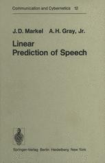 Linear Prediction of Speech | SpringerLink