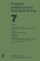 Progress In Molecular and Subcellular Biology | SpringerLink