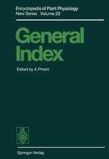 General Index | Springer Nature Link (formerly SpringerLink)