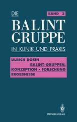 Balint-Gruppen: Konzeption — Forschung — Ergebnisse | SpringerLink